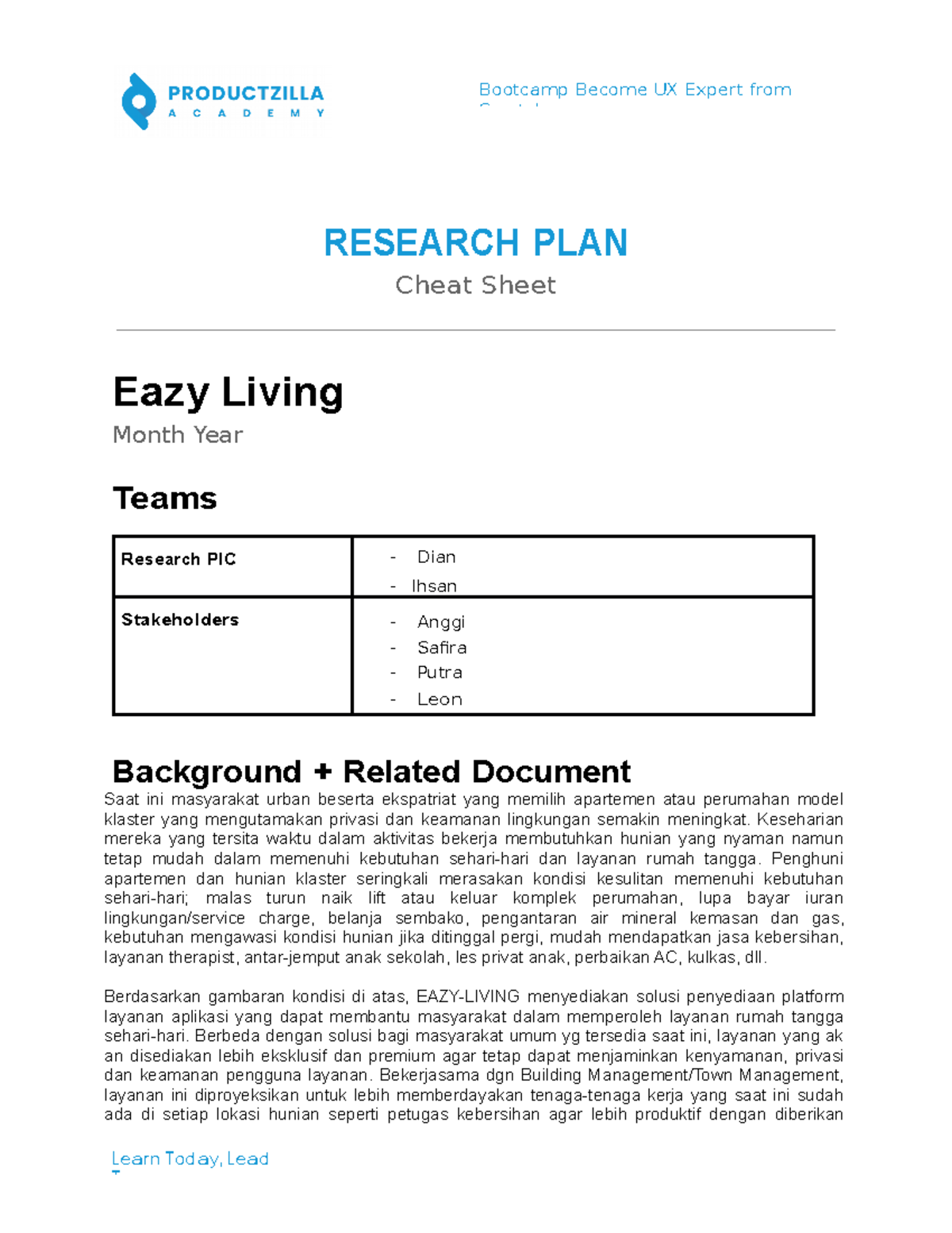 Research Plan Cheat Sheet - basis data - Studocu