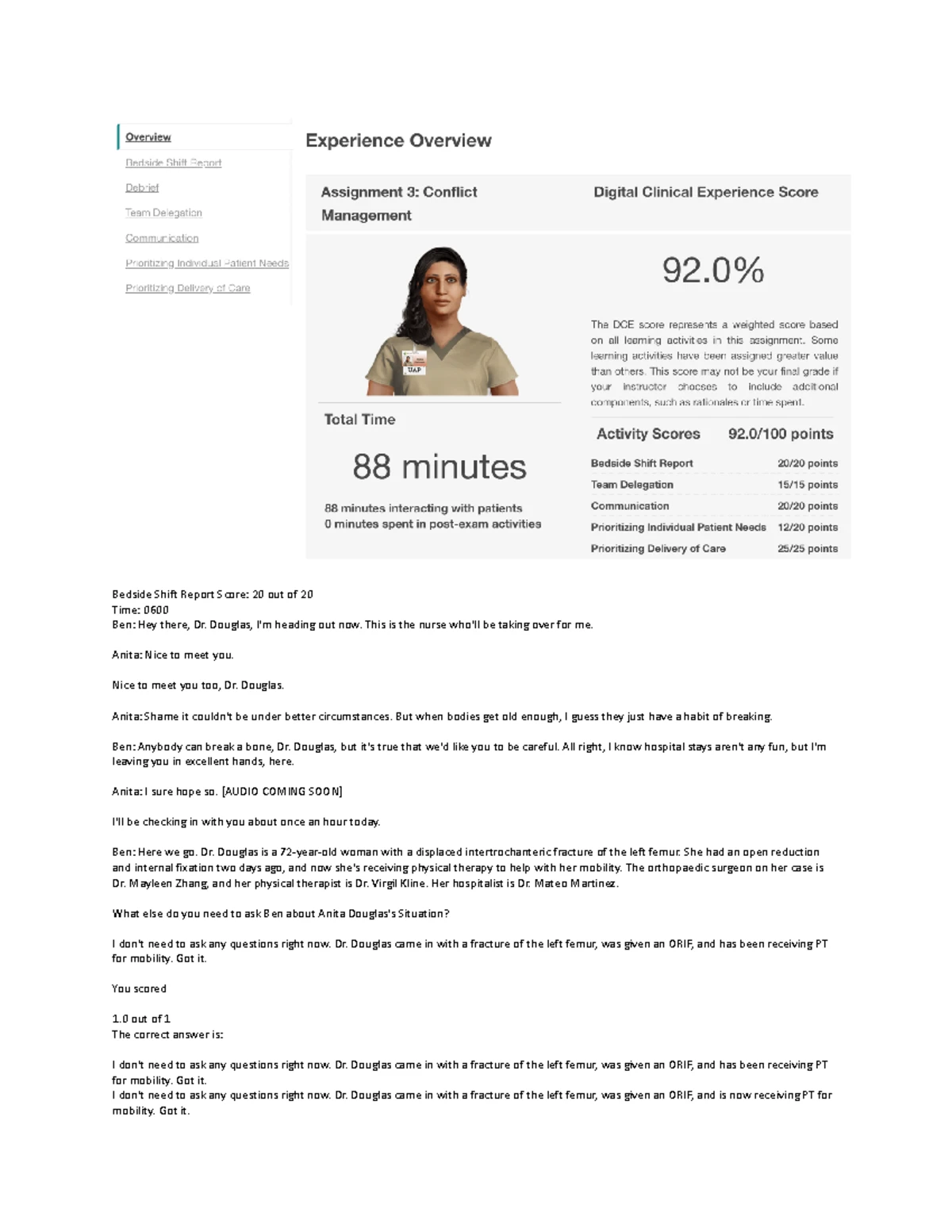 Shadow Health - Patricia Young - Infection - Subjective Flashcards ...