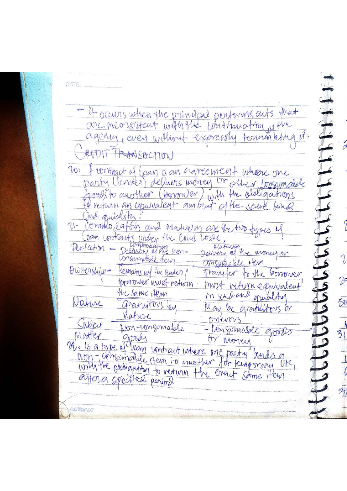 Sumando TASK 1 Credit Transaction Part 1 - DATE: it occurs when the ...