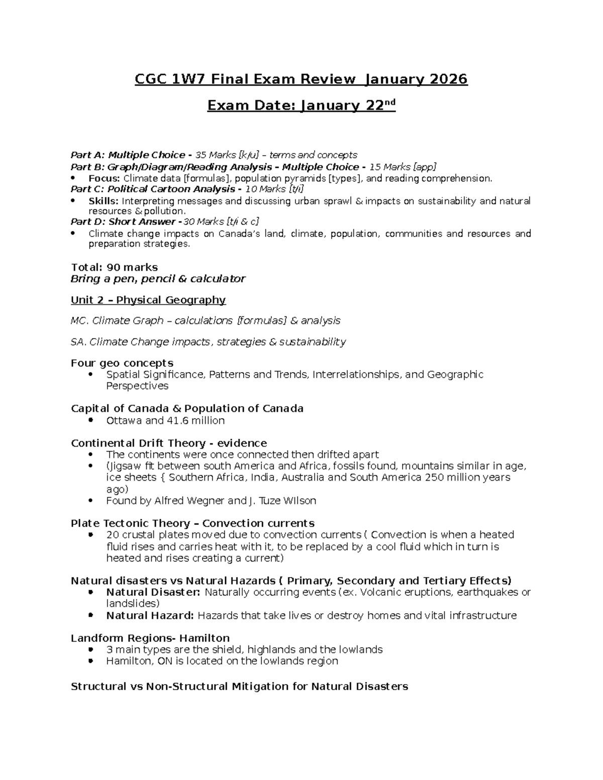 CGC 1W7 Final Exam Review: Key Concepts & Strategies for Success - Studocu