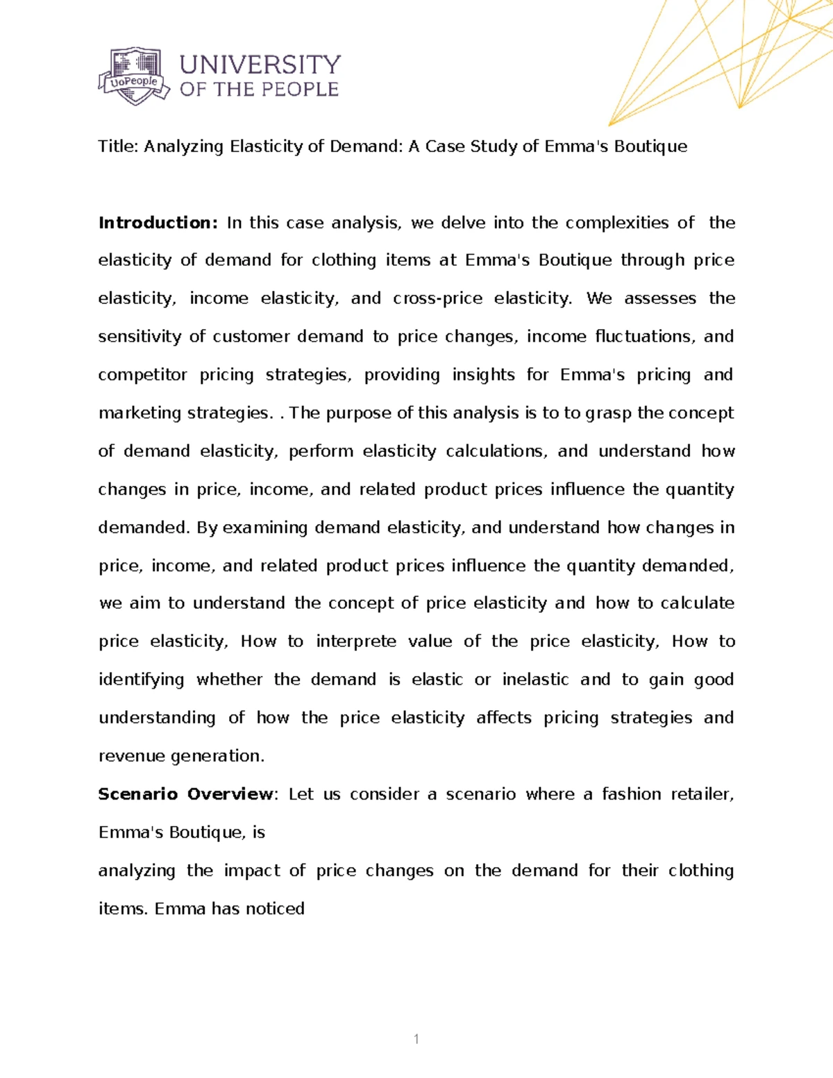 Chapter 3: Foundations of Theory of Aggregate Demand (Econ 101) - Studocu