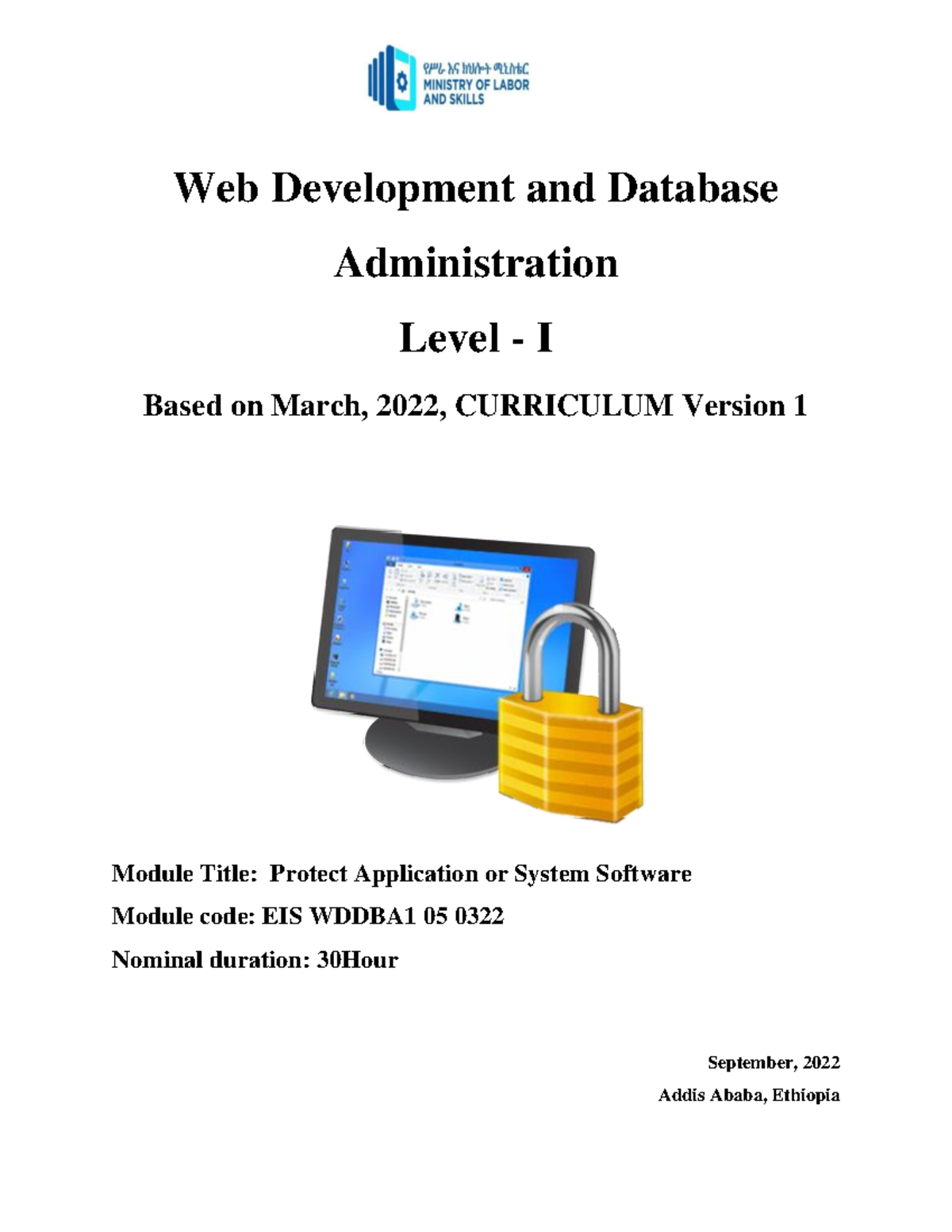 EIS WDDBA1 05 0322 - Protecting Application & System Software Notes ...