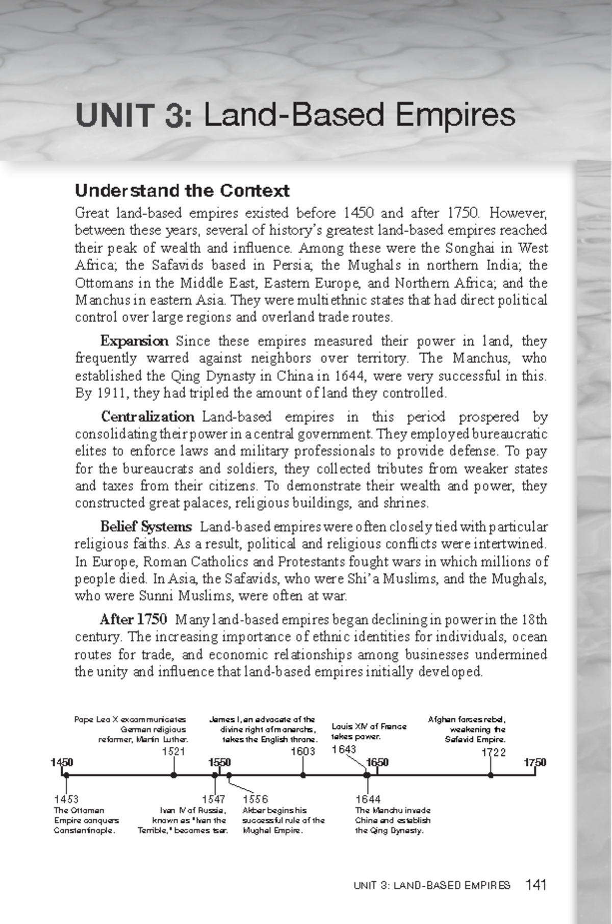 LONG ESSAY QUESTIONS FOR AP WORLD HISTORY MODERN (1450-1750) - UNIT 3 ...