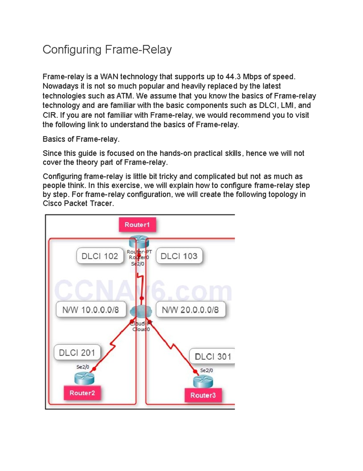 Activity Configuring Frame Relay In Cisco Packet Tracer Lab Guide