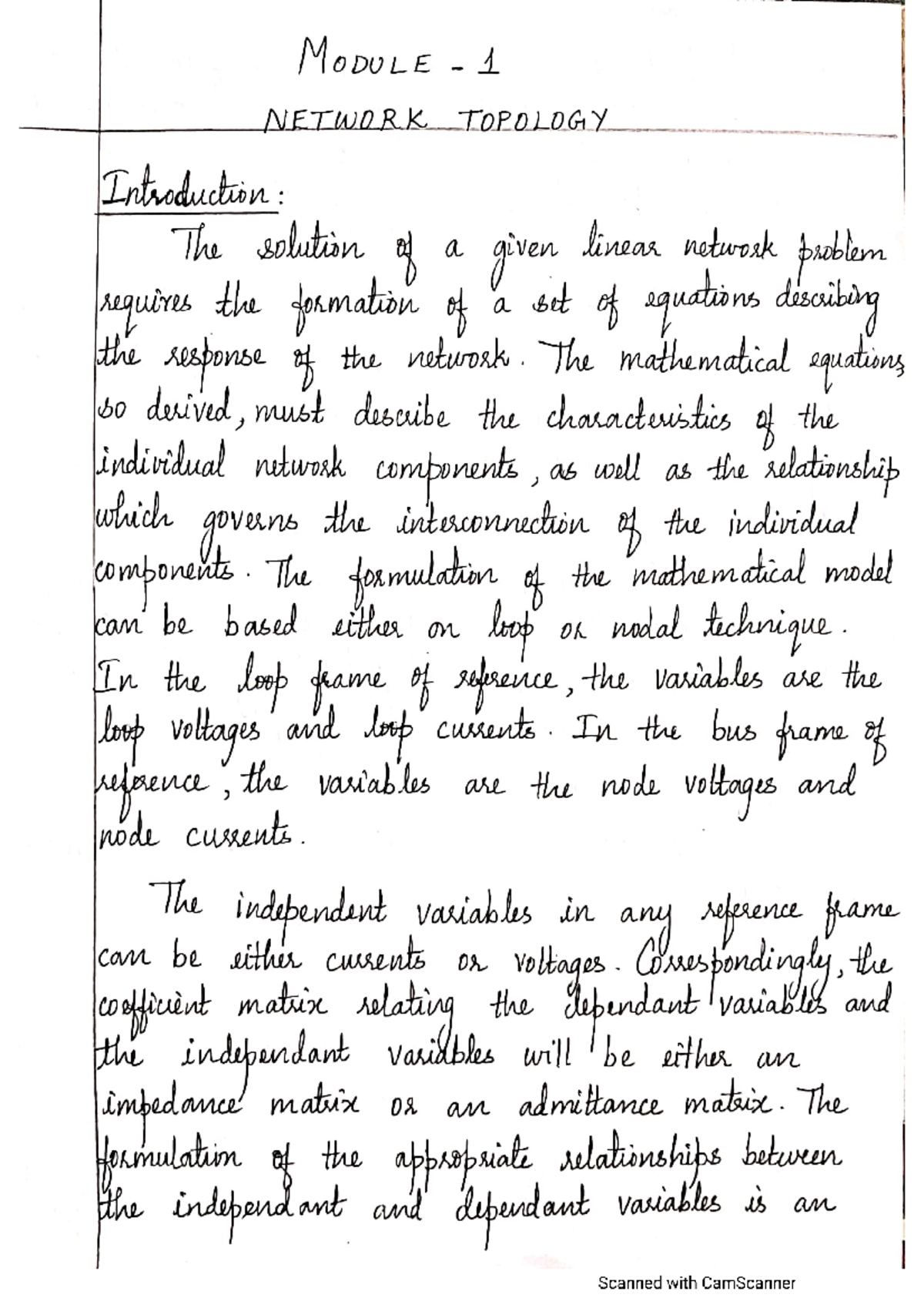 MODULE 1: NETWORK TOPOLOGY - Understanding Graph Theory and Equations ...