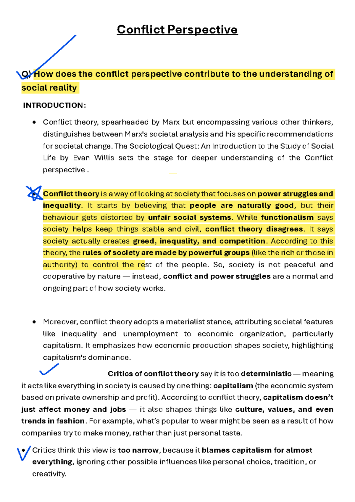 Conflict Perspective: Understanding Social Reality Through Power ...