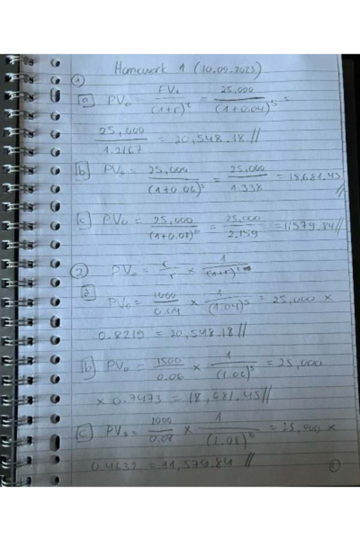 Assignment Week 1 - Homework Solutions for FV and PV Calculations ...