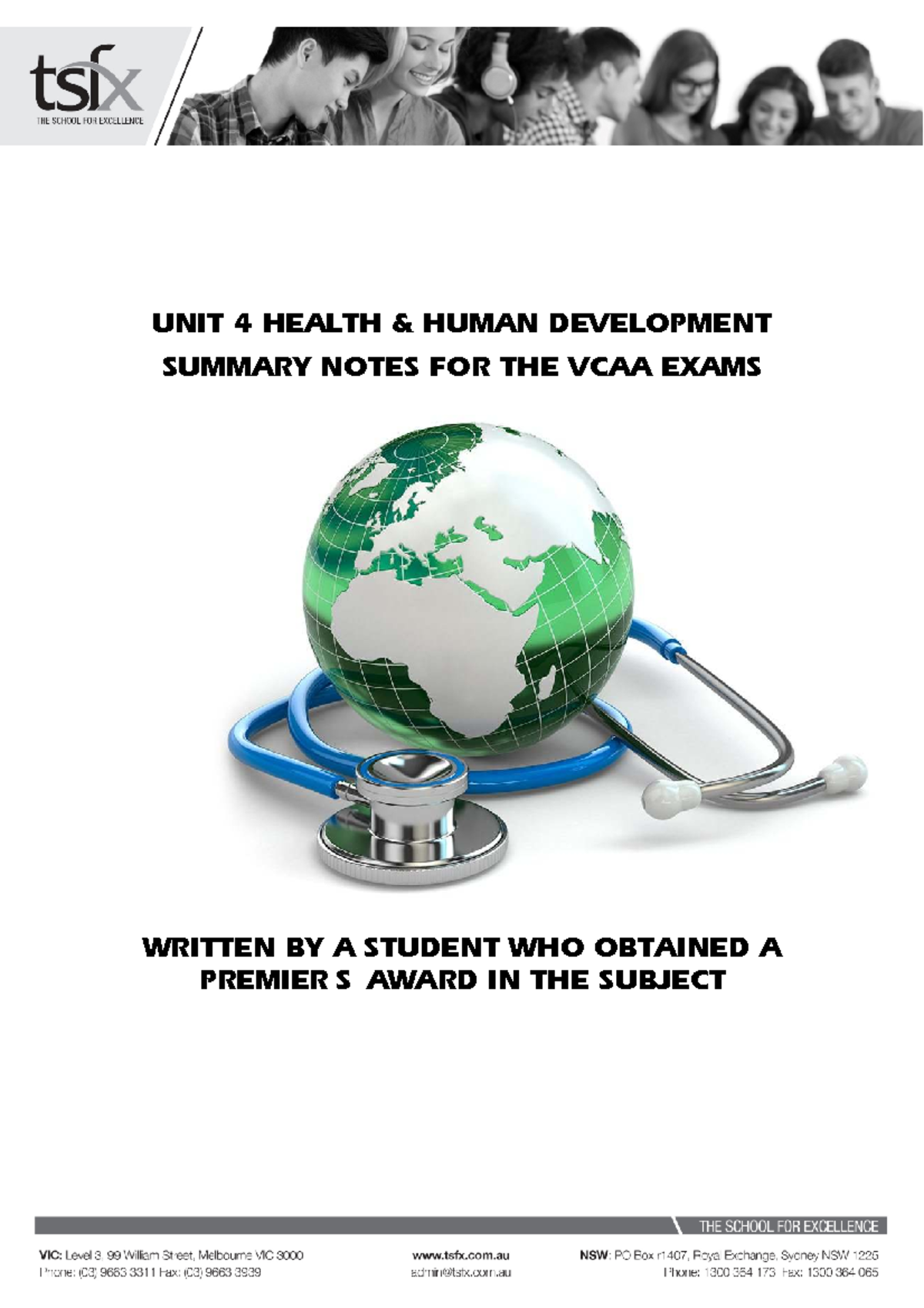 Unit 4 HHD Summary Notes for VCAA Exams: Key Concepts & Insights - Studocu