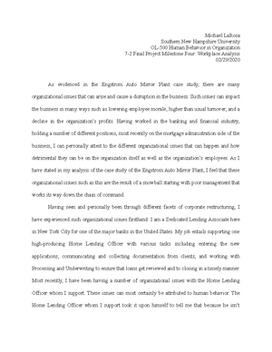 [Solved] Review the Engstrom Auto Mirror Plan looking specifically ...