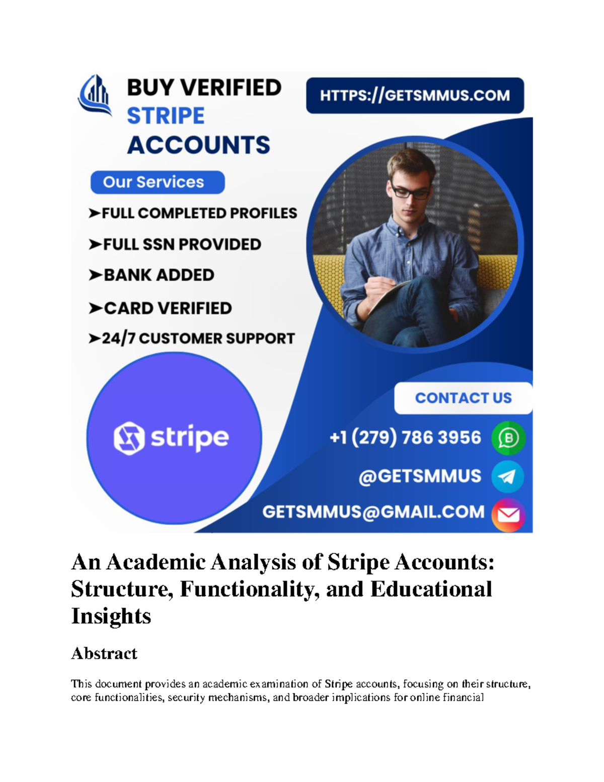 Academic Insights on Stripe Accounts: Structure & Functionality ...