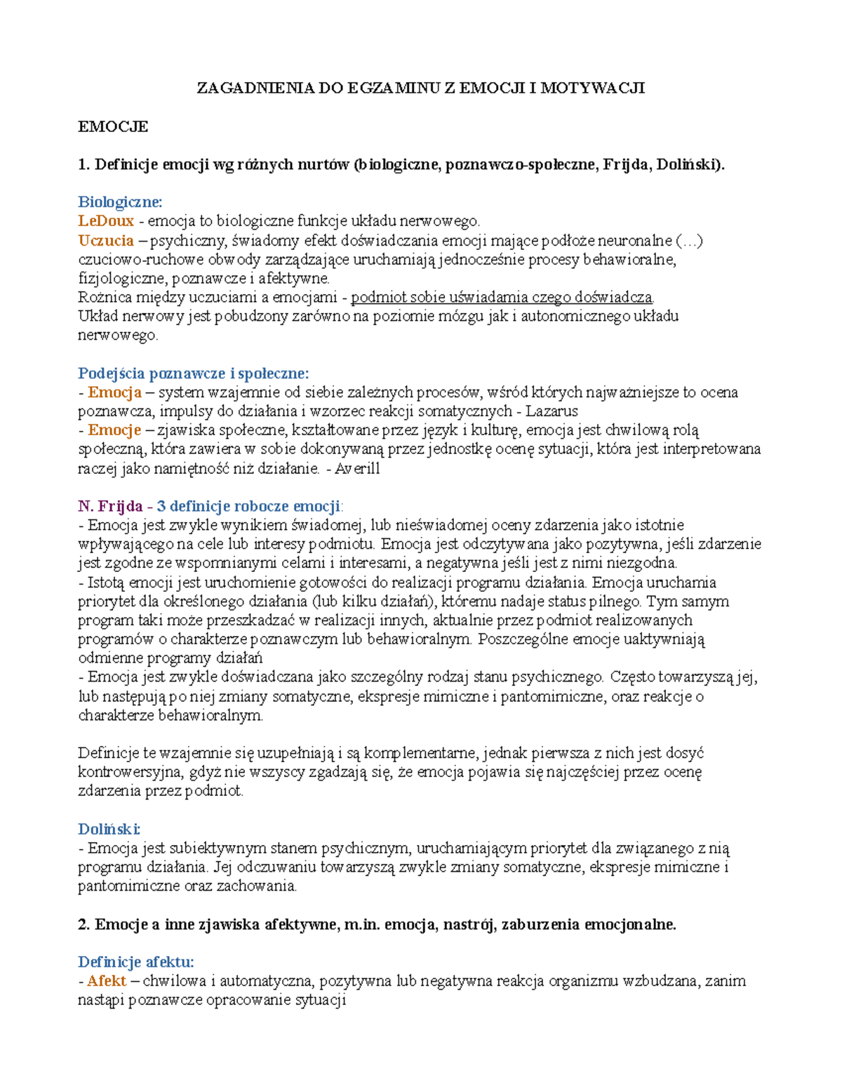 EIM Tezy do egzaminu 1 - Tezy egzmain - ZAGADNIENIA DO EGZAMINU Z ...