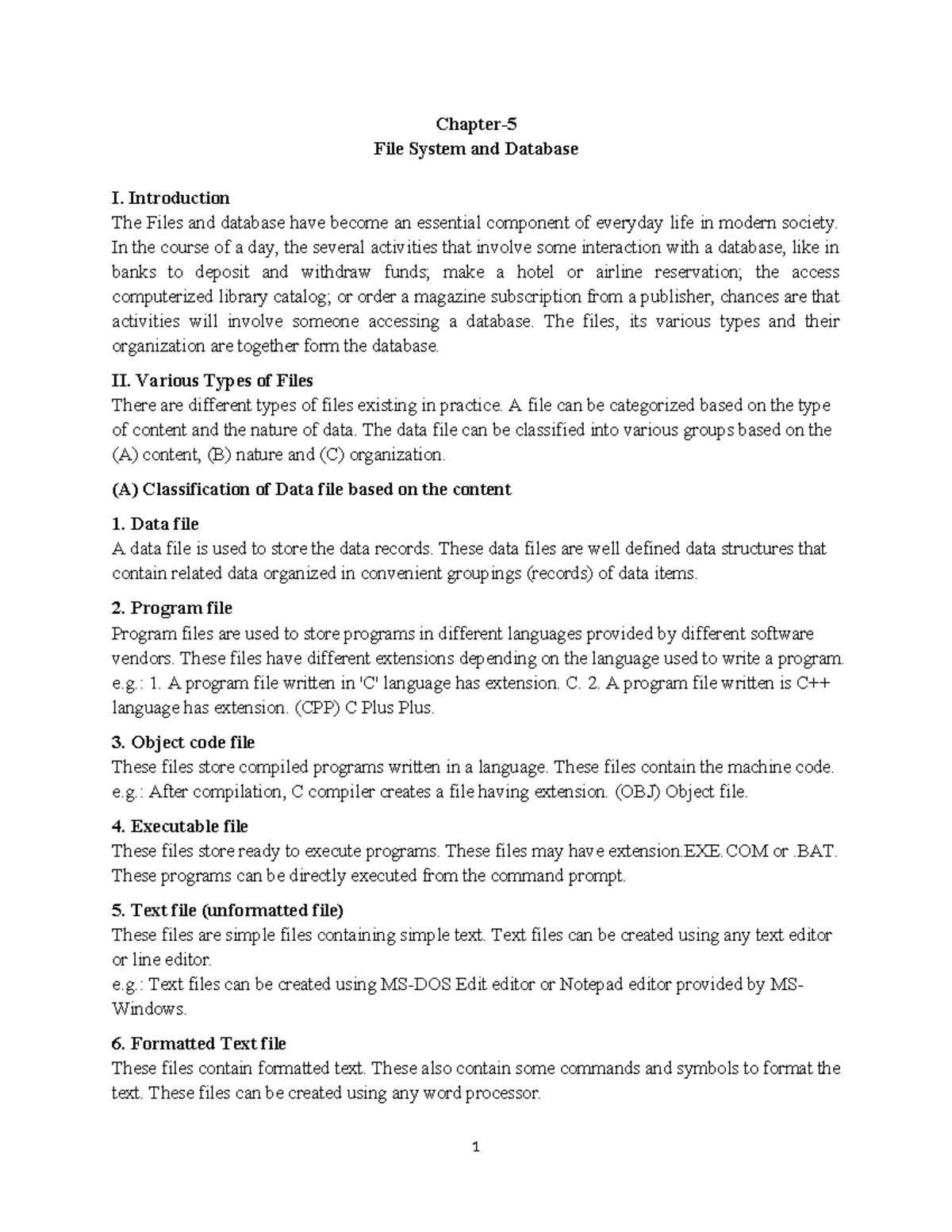 Ch 3 CAM - Computer Applications in Management: File Systems ...