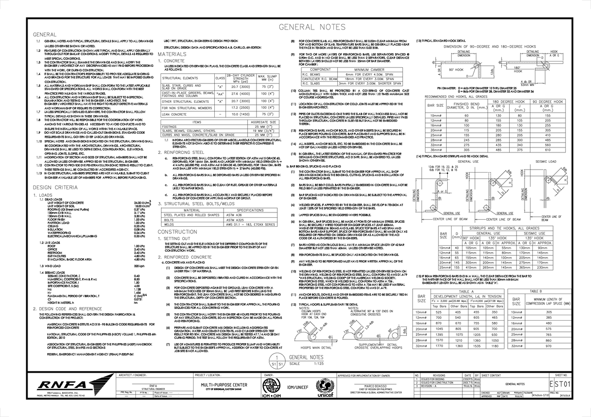 2016 0722 Structural Engineering Drawings & Specifications Review - Studocu
