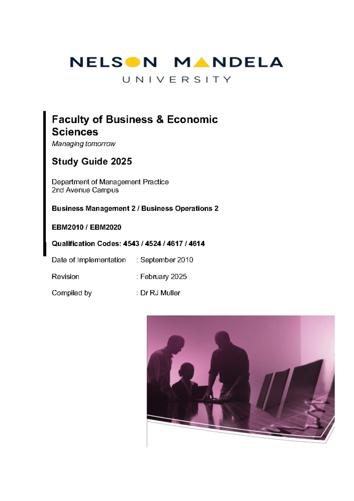 Business Management 2 Study Guide 2025: Financial & Operations ...