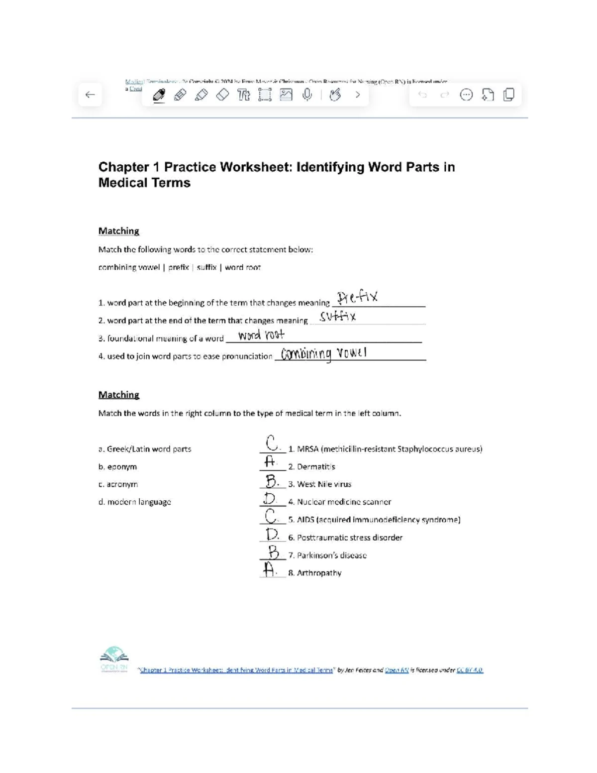 Ch 1 & 2 Medical Terminology Study Guide for Health Course - Studocu