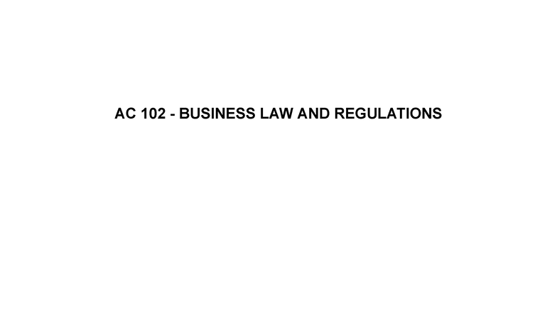 AC 102 BUSINESS LAW AND REGULATIONS CASE DIGEST ON SALES - Studocu