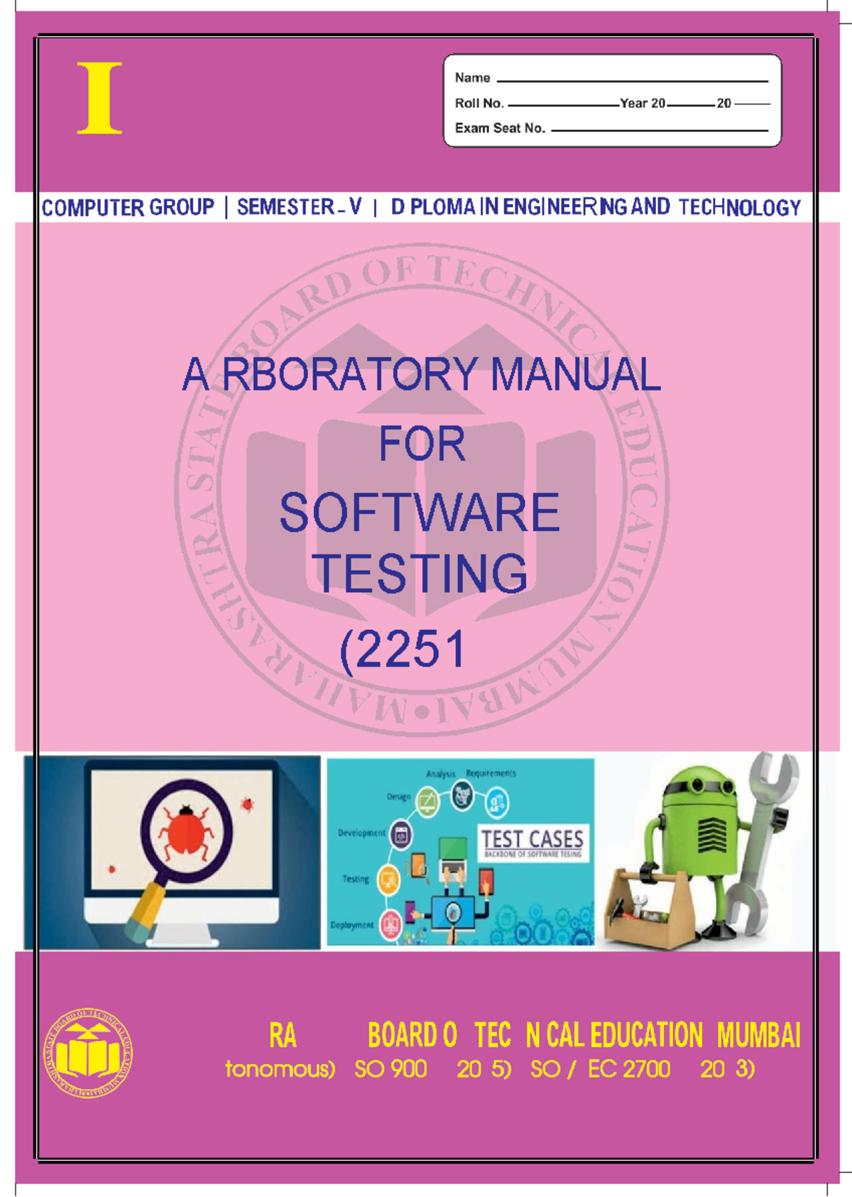 Comprehensive Lab Manual on Software Testing (22518) with Solutions ...