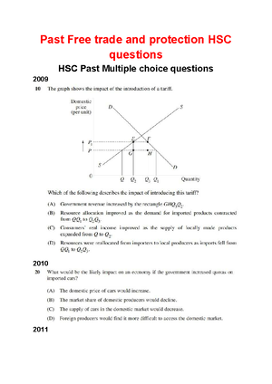 HSC Economics - Grade: 12 - New South Wales Higher School Certificate ...