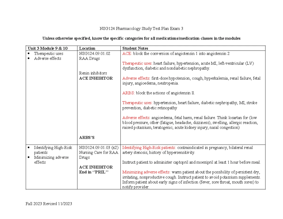 Clopidogrel (Plavix) - Nursing Drug Card & Patient Considerations - Studocu