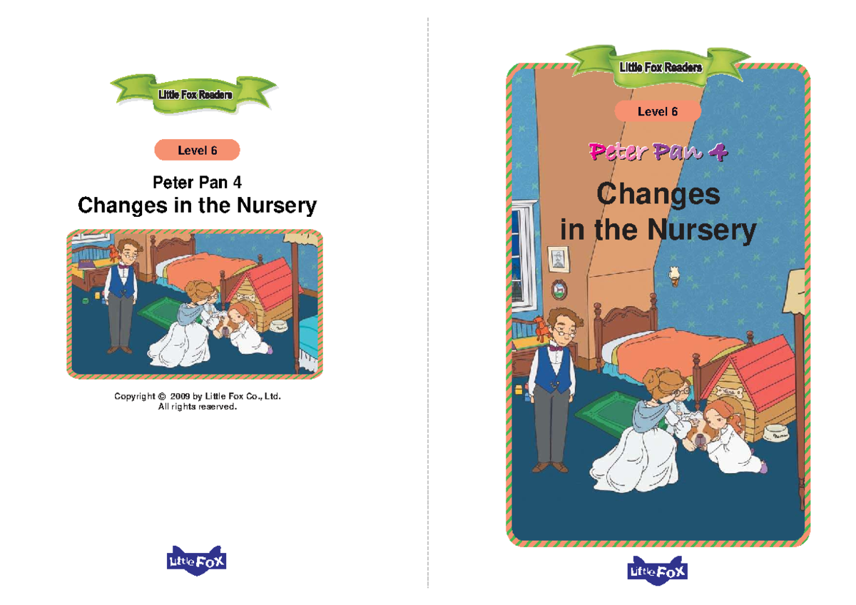 Level 6: Peter Pan 4 - Changes in the Nursery Analysis - Studocu