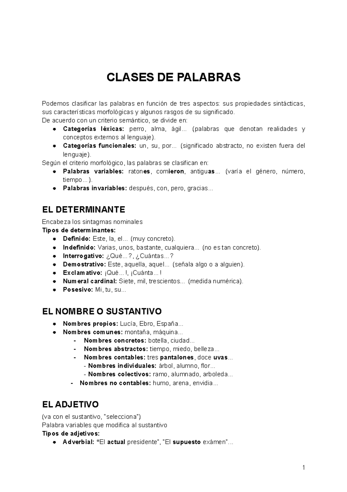 Castellano PAU 2022 - Apuntes PAU lengua castellana - CLASES DE ...
