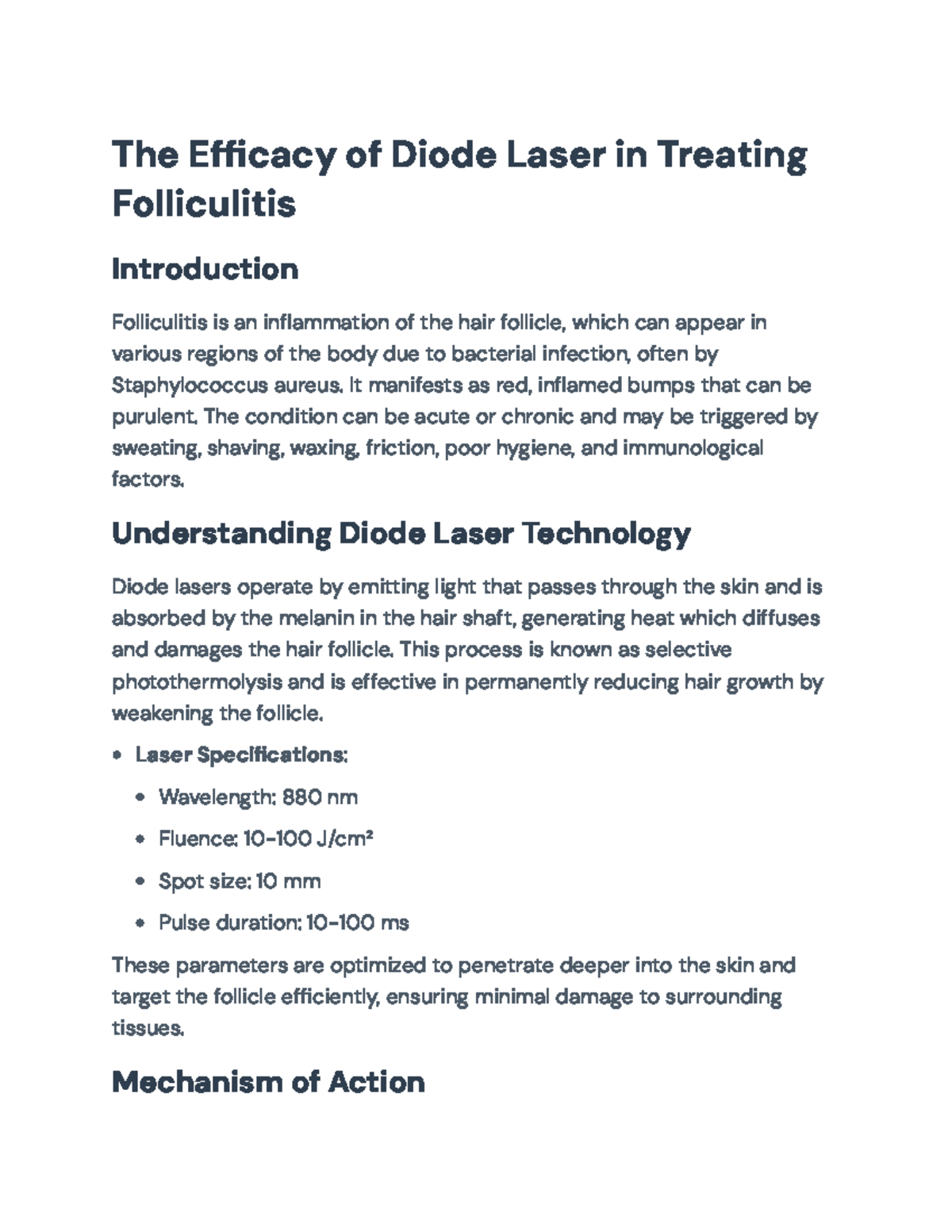 Diode Laser Efficacy in Treating Folliculitis: Clinical Insights ...