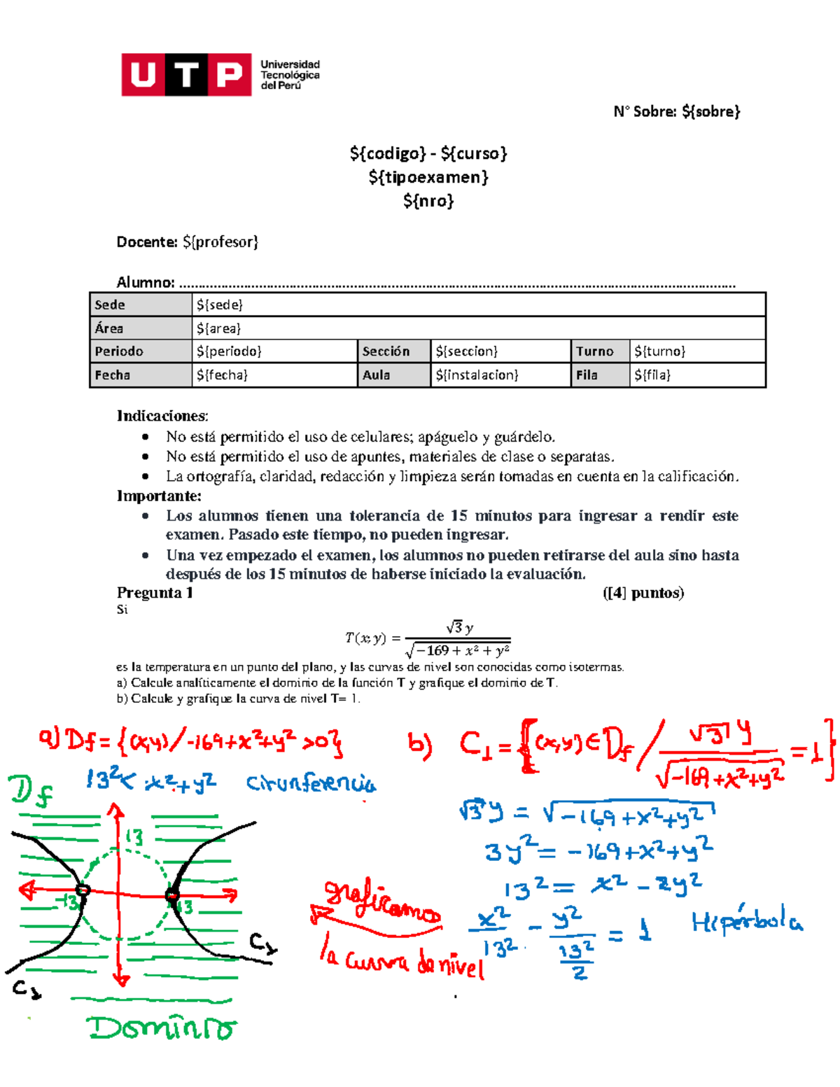 CAPI PC1 2025: Instrucciones y Preguntas del Examen Final - Studocu