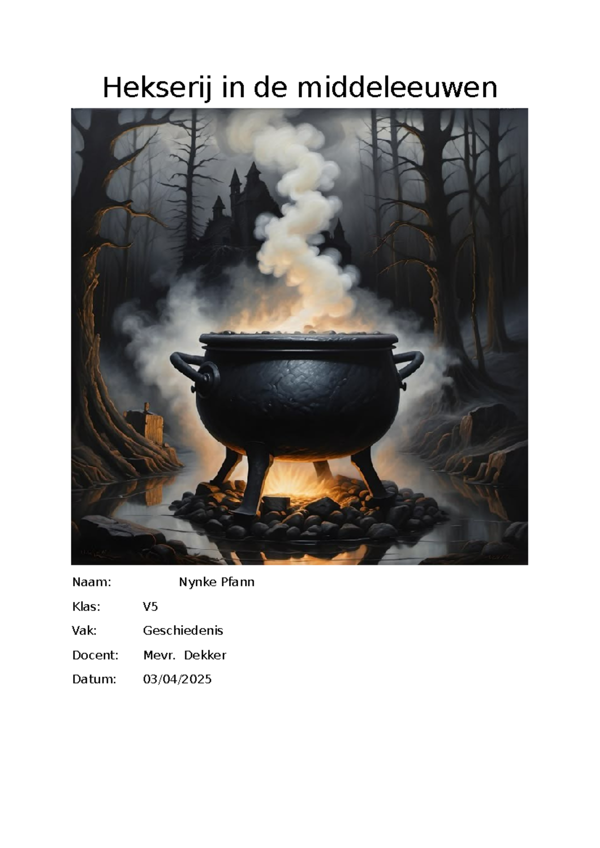 Hekserij in de Middeleeuwen: Een Onderzoek naar Vervolgingen en ...