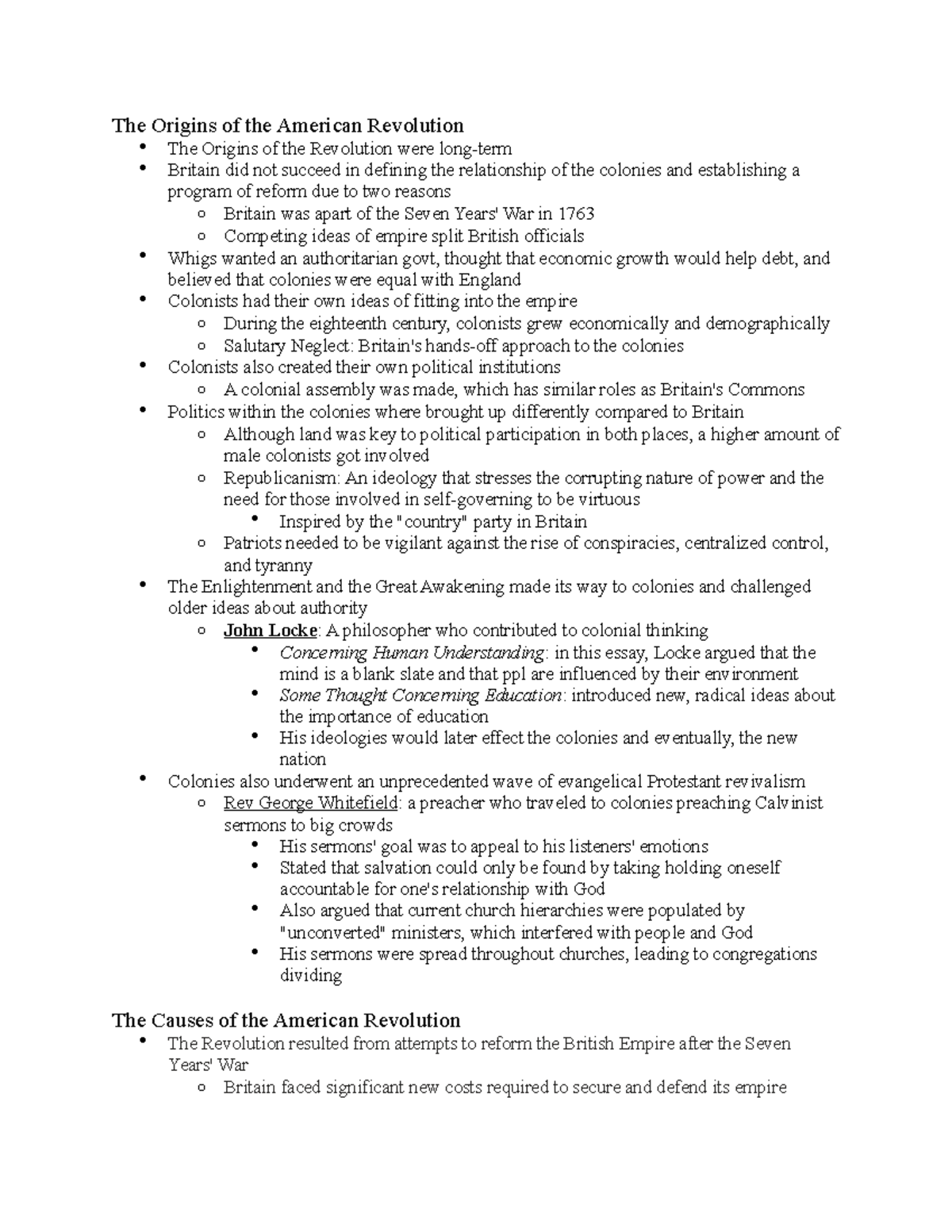 American Yawp Ch. 5- The American Revolution - Deprecated API usage ...