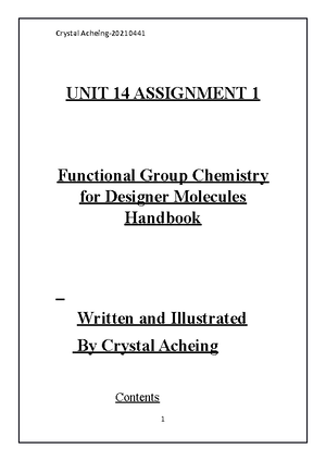 Unit 6 assignment 3 distinction - in Applied Science ####### Learner Name Unit number and title ...