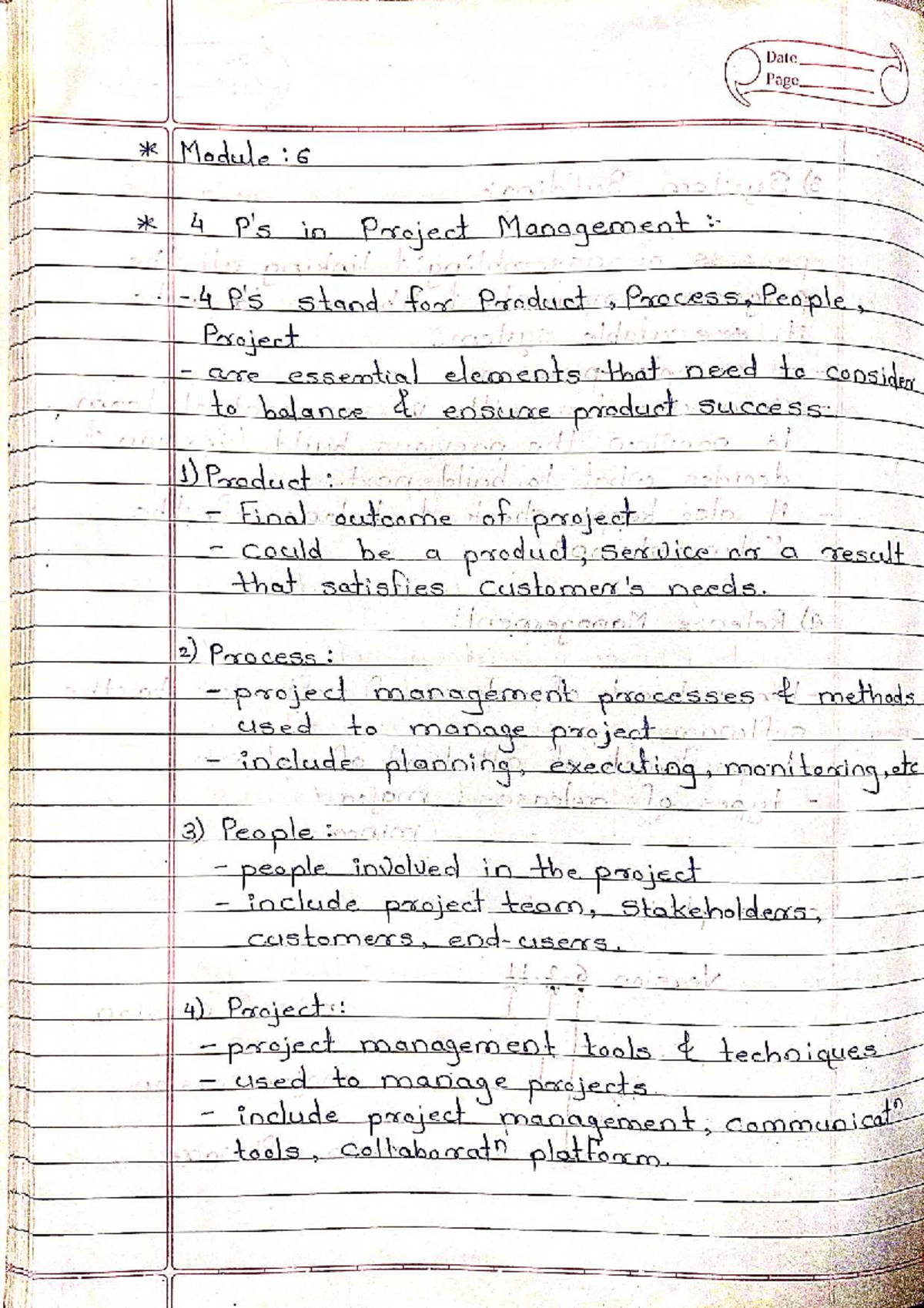 SEPM module 6 - Project management essentials and techniques - Studocu