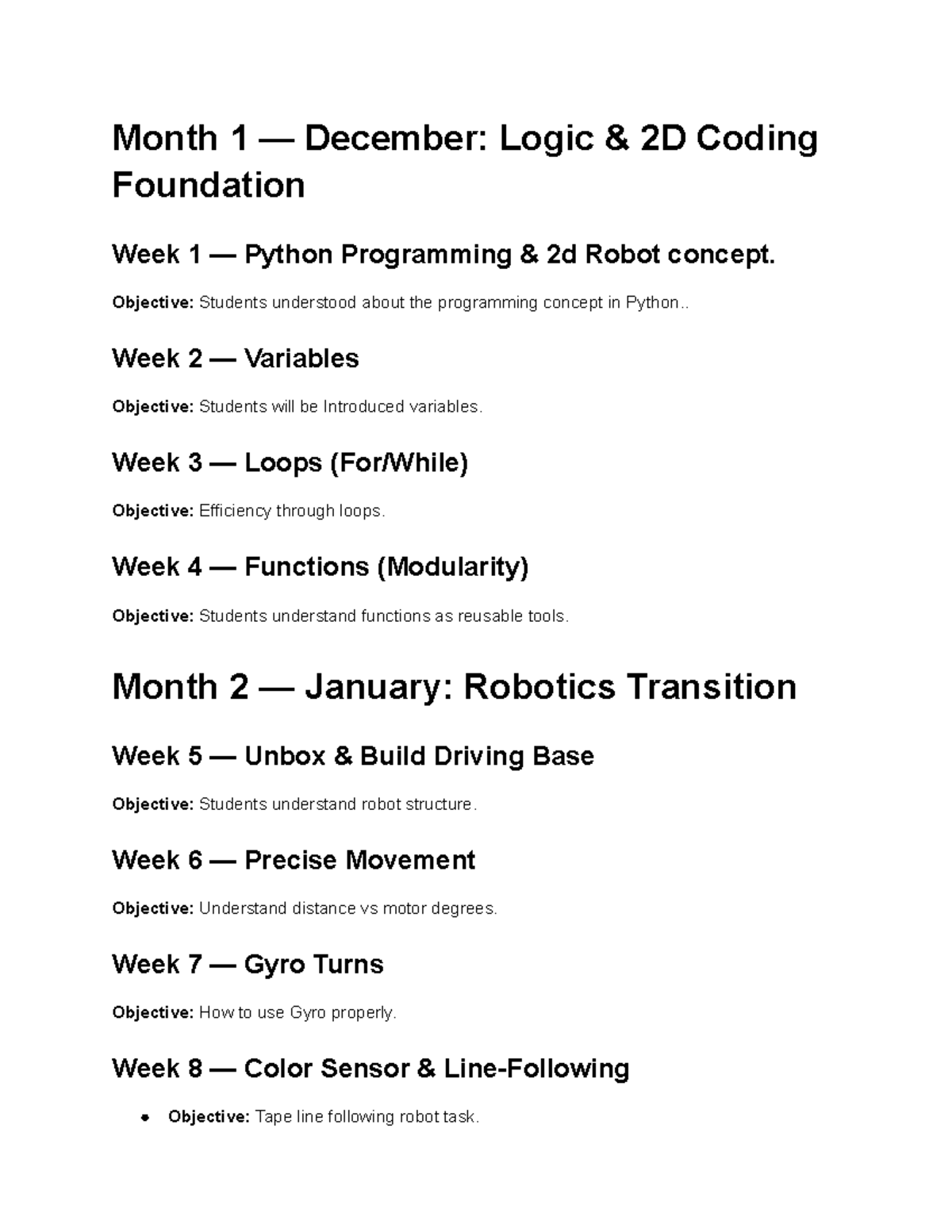 Logic 2D Coding Foundation (Course Code: PYTHON-101) Full Course ...