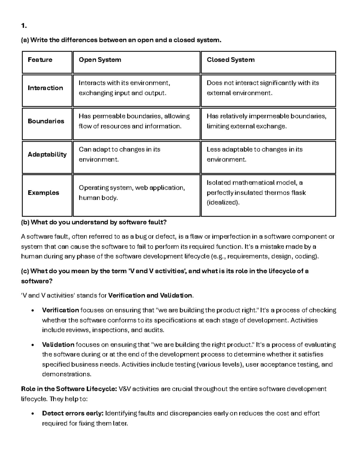 Differences Between Open and Closed Systems in Software Engineering ...