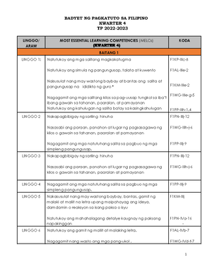 TLE Techdraft 10 Q3 M1 - Module - Technical Drafting 10 Quarter 3 , DRAFTING STRUCTURAL LAYOUT ...