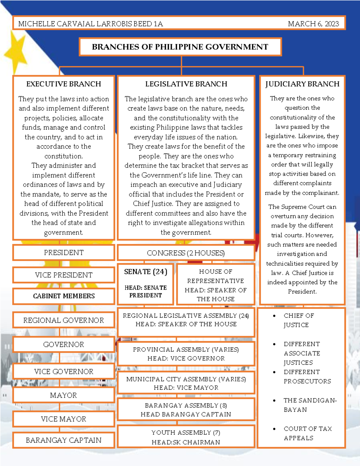 Branches of Government in the Philippines: Overview & Functions - Studocu