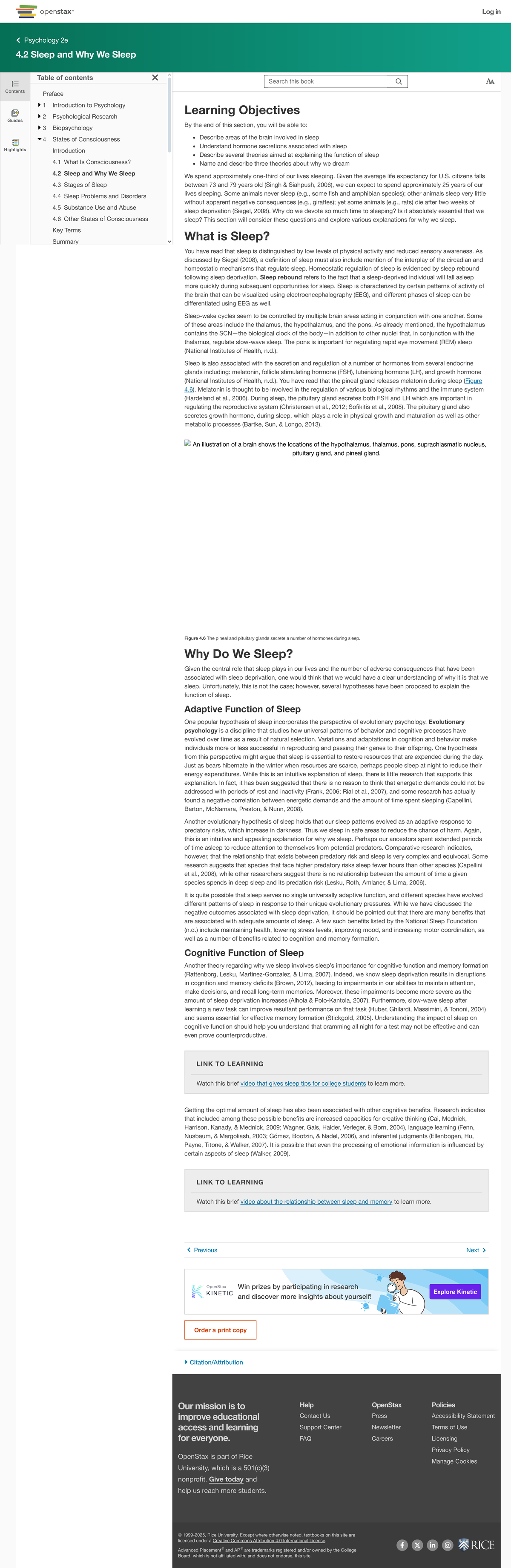 Understanding Sleep: Mechanisms, Functions, and Theories - PSY 101 ...