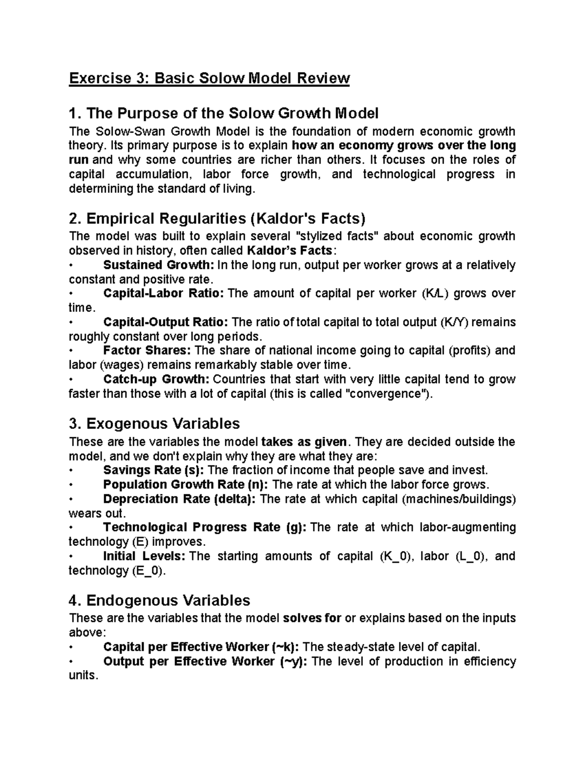 Homework 1: Economic Growth Analysis & Solow Model Review (ECO 2025-26 ...