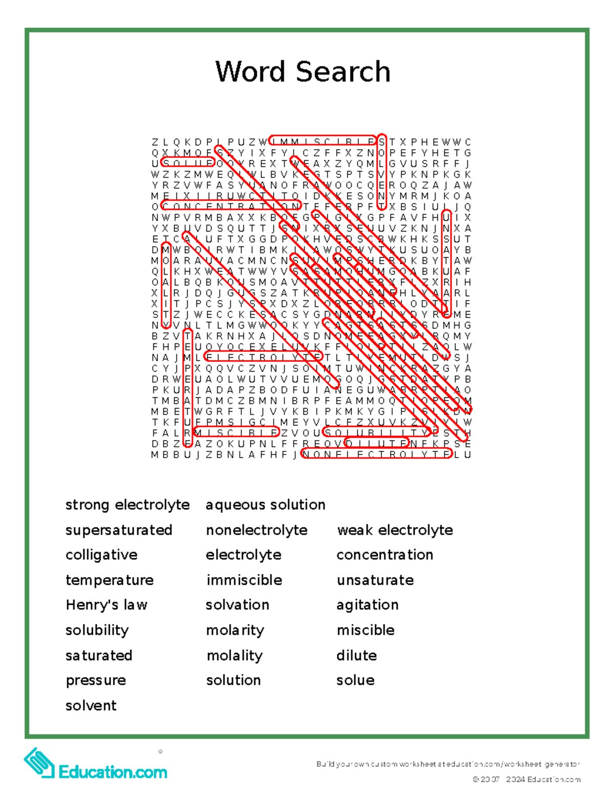 Stoichiometry Word Search Answer Key - Custom Worksheet Solution - Studocu