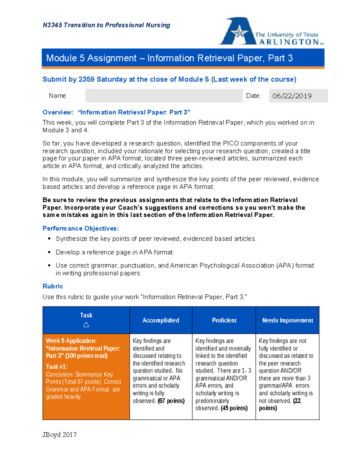 N3345 Information Retrieval Paper: Synthesis and References Part 3 ...