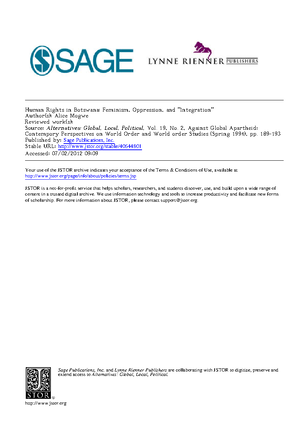 Lecture 4 - IOC - Double Deviance: Gendered Constructions of ...