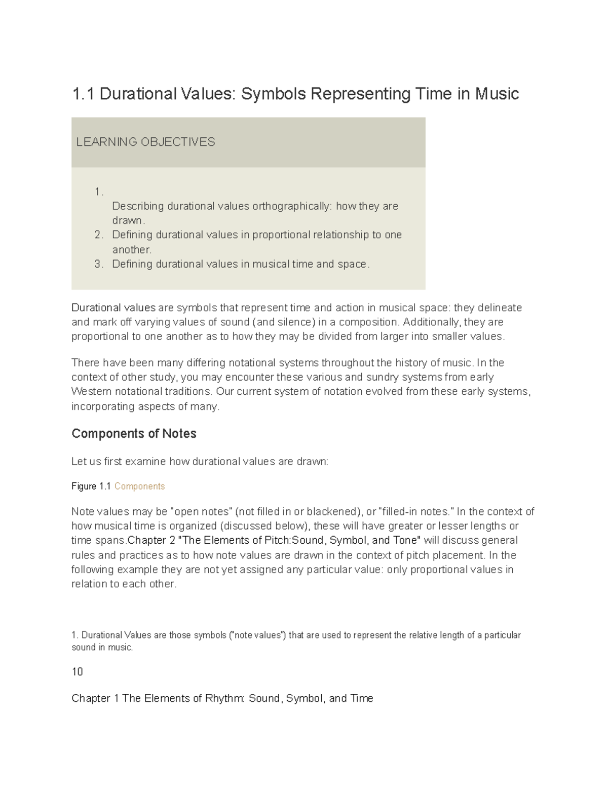 Durational Values in Music Theory: Understanding Time Symbols - Studocu