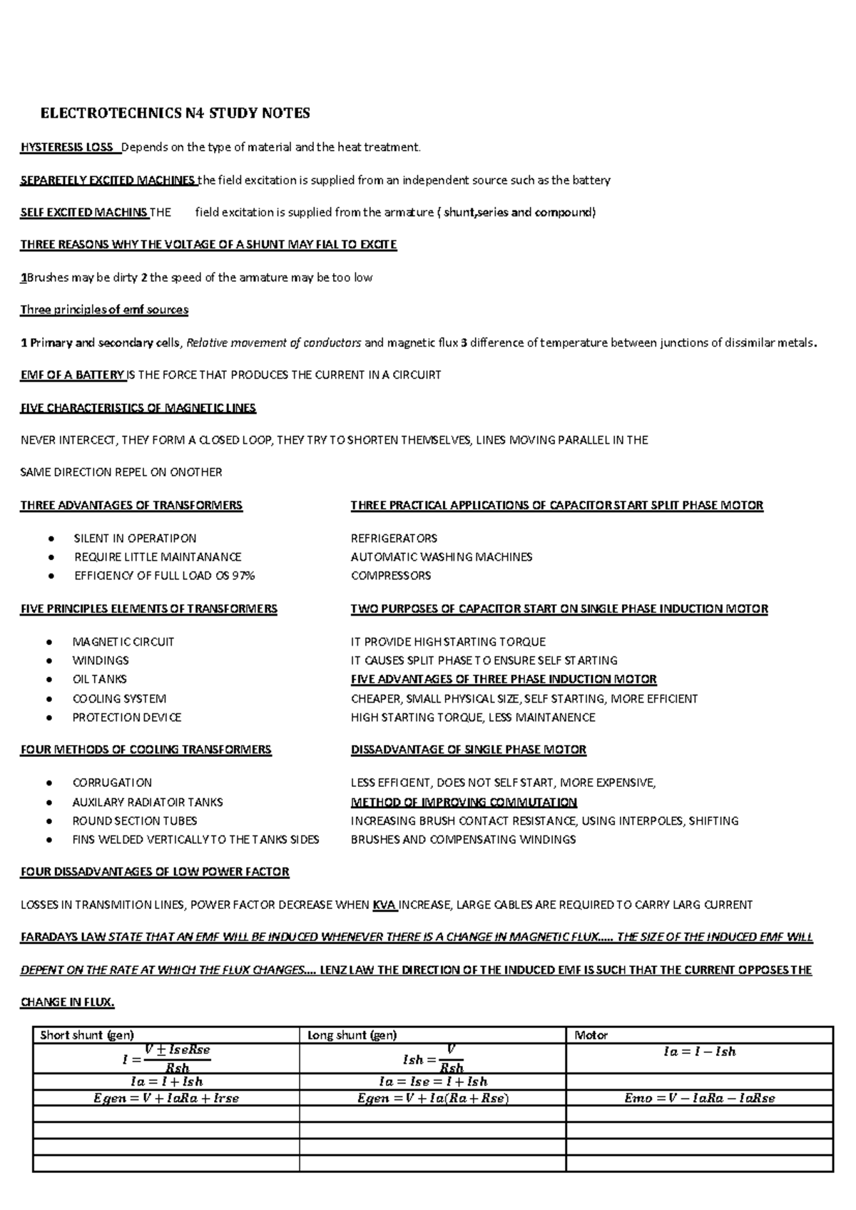 Electrotechnics N4 Study Notes - ELECTROTECHNICS N4 STUDY NOTES ...