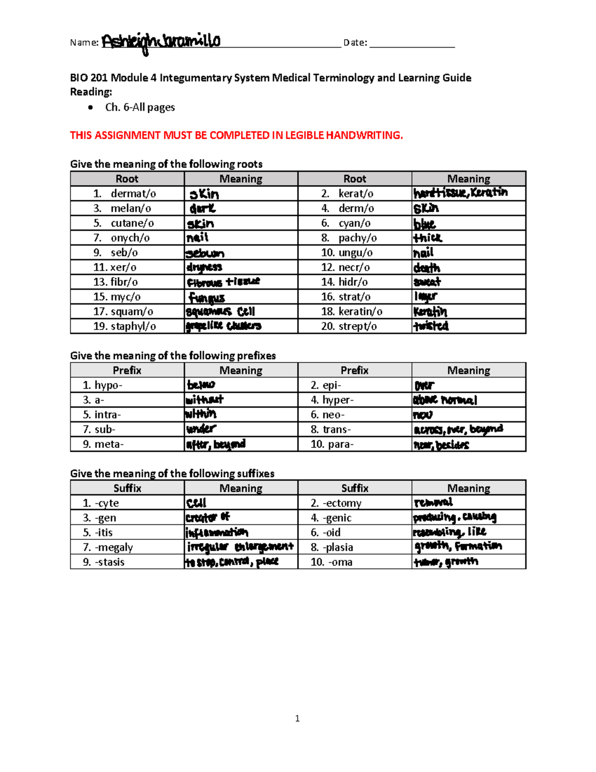 Course Code Assignment Guidelines and Best Practices for Students - BIO ...