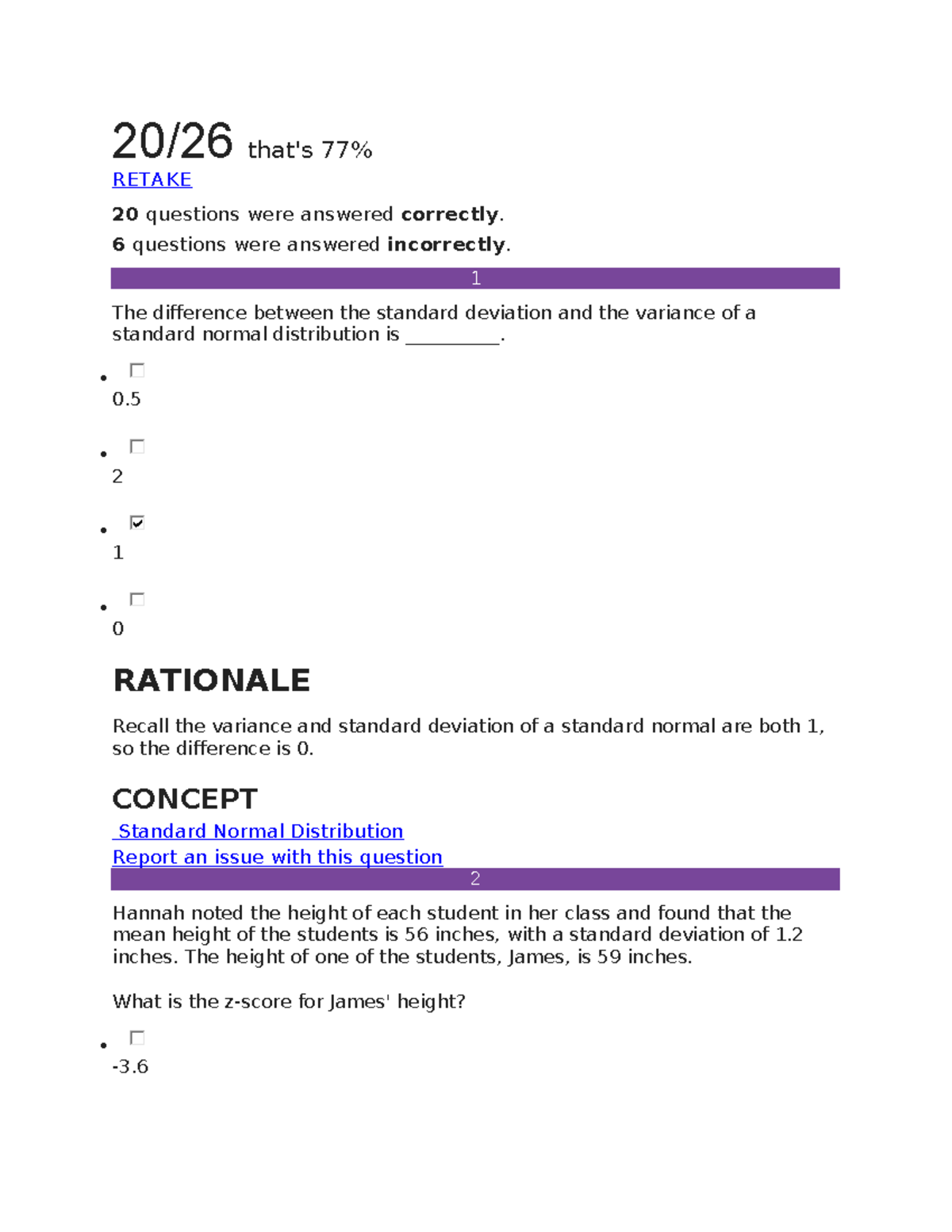 Intro to Statistics - Unit 2 Milestone 2 Review Guide - Studocu