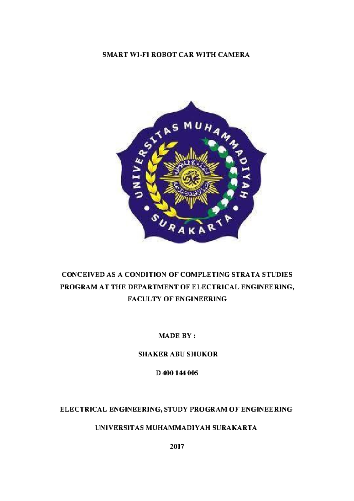 Smart Wifi Robot Car Afaf A Smart Wi Fi Robot Car With Camera Conceived As A Condition Of