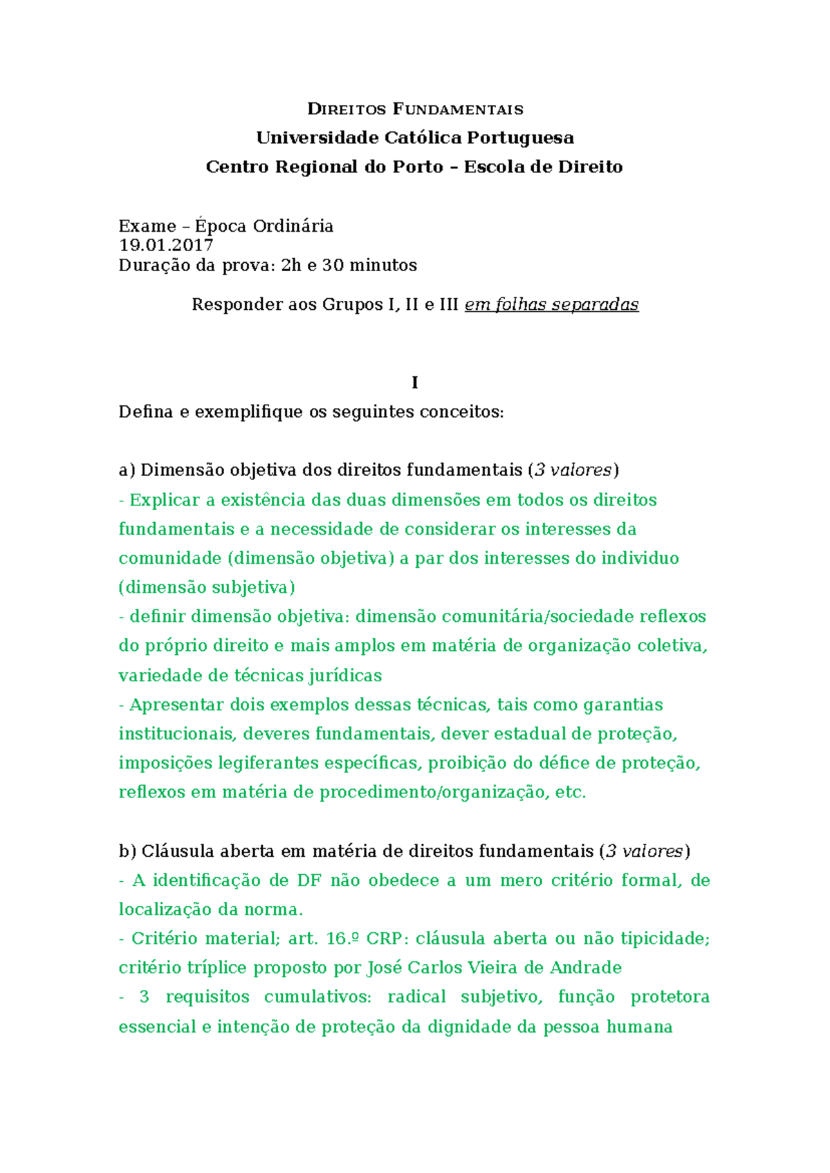 DF Ord. 2016-17: Análise dos Direitos Fundamentais e suas Dimensões ...