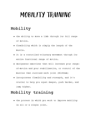 Pathfit Module-1 - MODULE 1 PHYSICAL FITNESS Lesson 1: Fitness concepts ...