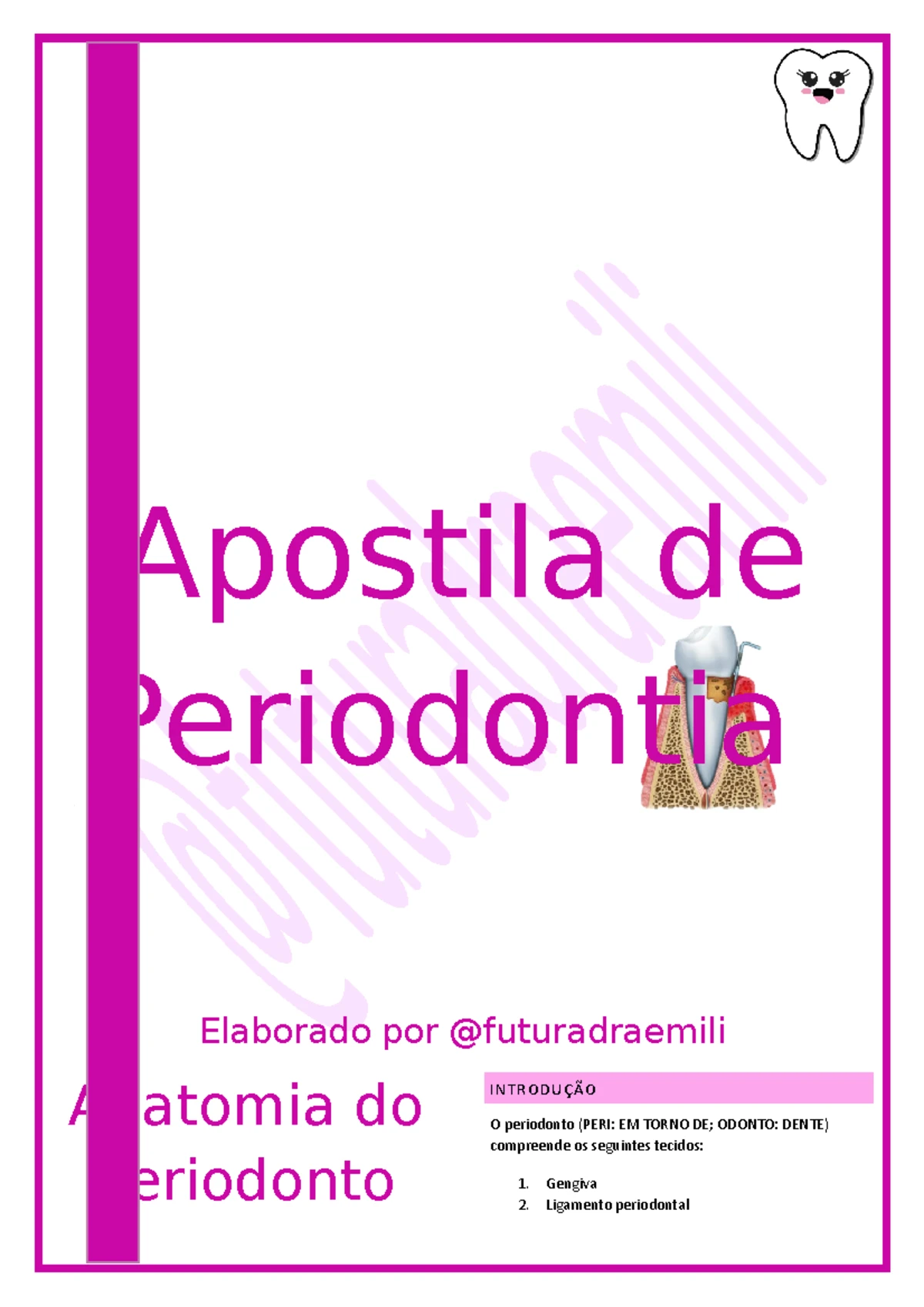 Resumo Prático de Periodontia - Prova Perio - Studocu