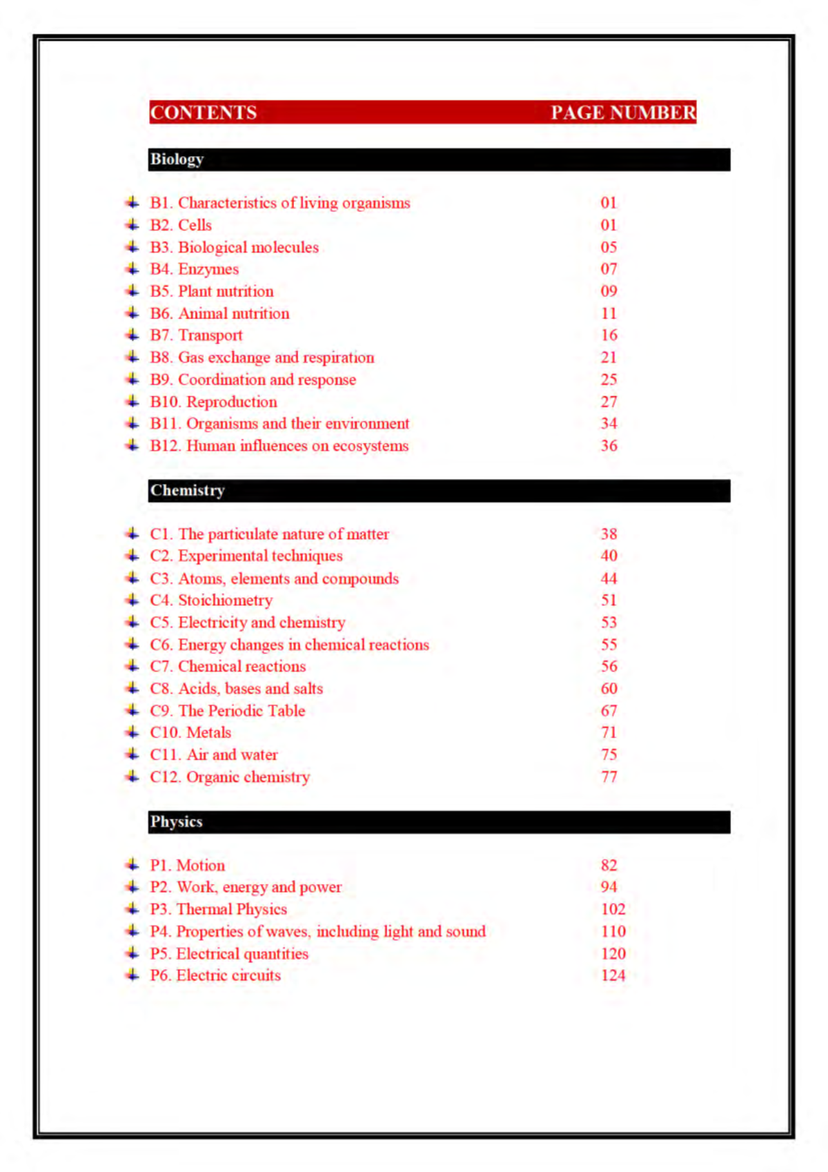 Cambridge IGCSE Combined Science 0653 Complete Study Notes - Studocu