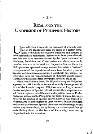 Lesson 03 - RIZAL - 1 Lesson 3. The Ascendance of the Chinese Mestizo This lesson presents the ...